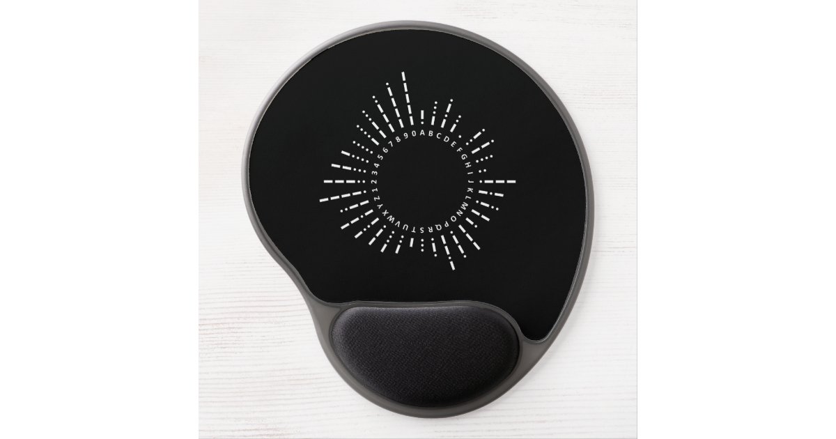 Morse Code Alphabet Gel Mouse Pad | Zazzle