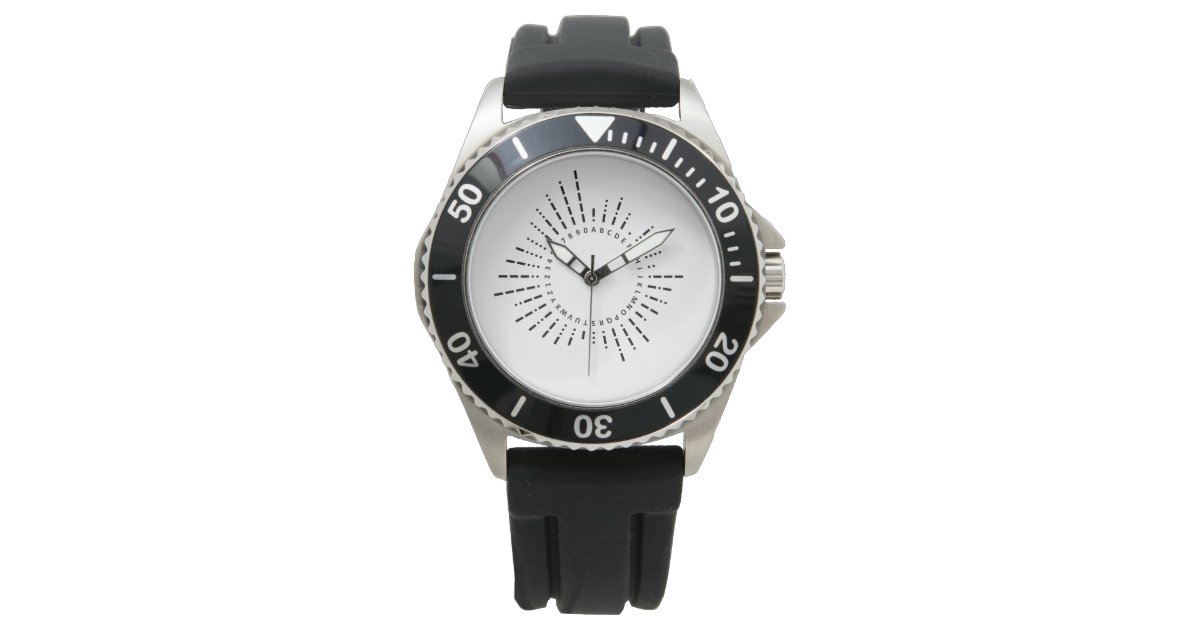Morse Code Alphabet Watch | Zazzle