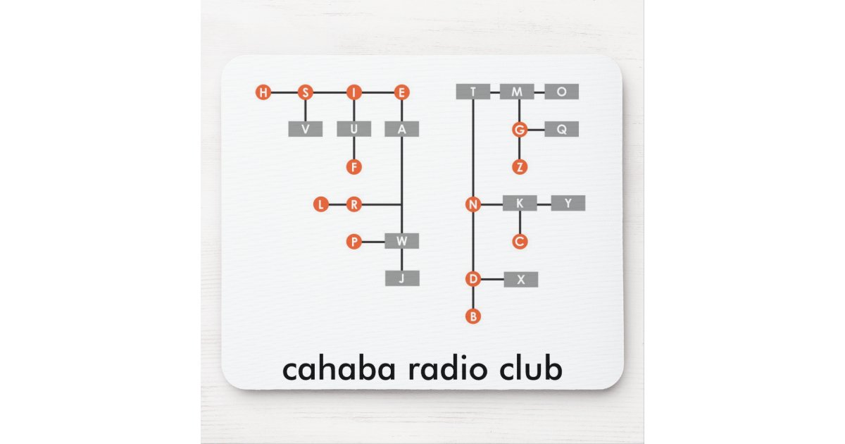 Morse code mouse pad | Zazzle