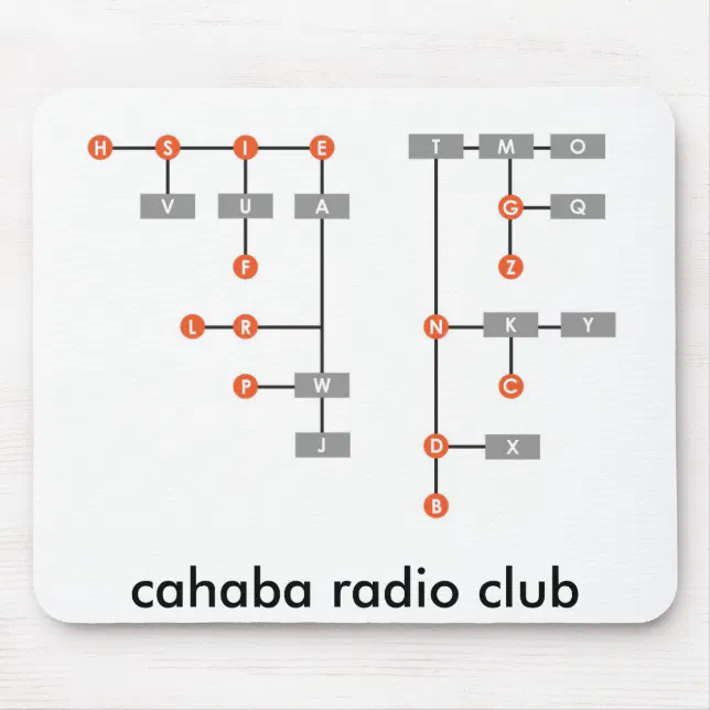 Morse code mouse pad | Zazzle