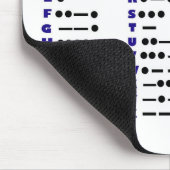 Morse Code or CW Mouse Pad (Customizeable) | Zazzle