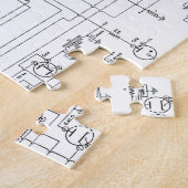 Morse Code Radio Key Schematic Jigsaw Puzzle | Zazzle