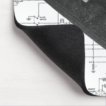 Morse Code Radio Key Schematic Mouse Pad | Zazzle