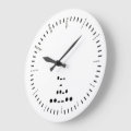 Morse Code Wall Clock | Zazzle