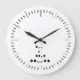 Morse Code Wall Clock | Zazzle