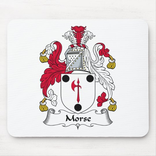 Morse Family Crest Mouse Pad | Zazzle.com