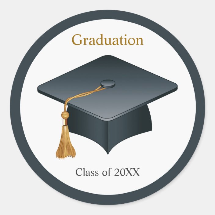Mortar cap Graduation Seal | Zazzle.com