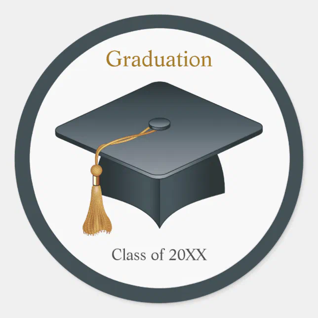 Mortar cap Graduation Seal | Zazzle