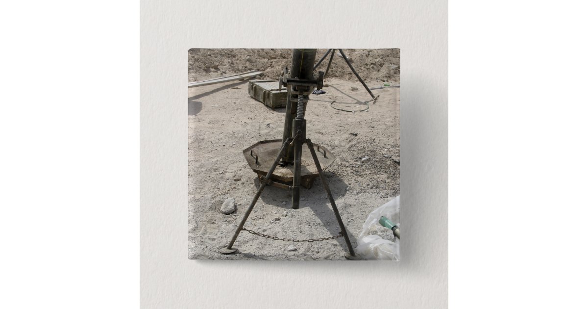 Mortar tubes pinback button | Zazzle