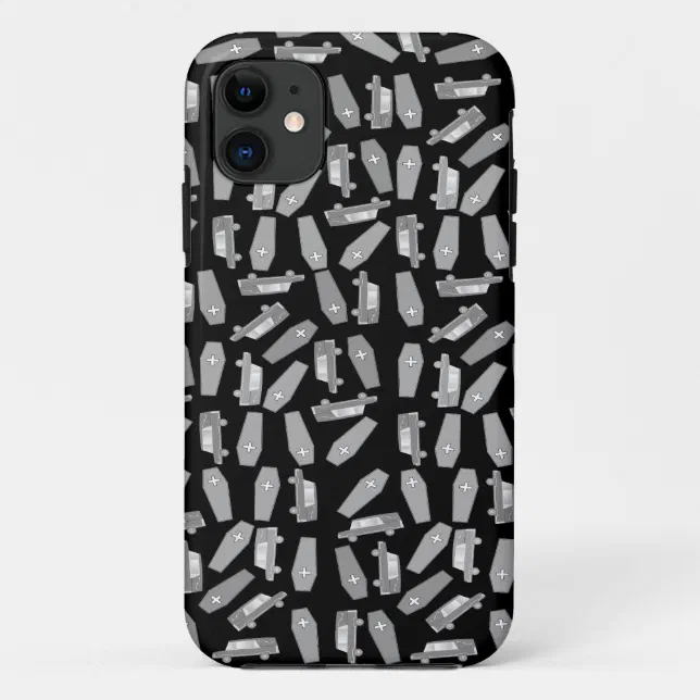 Mortuary Caskets and Hearse iPhone 5/5S case Black | Zazzle