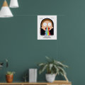 Morty Goodbye Moonmen Quote Graphic Poster | Zazzle