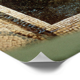 Mosaic of Dionysus riding a Leopard c.180 AD Poster | Zazzle