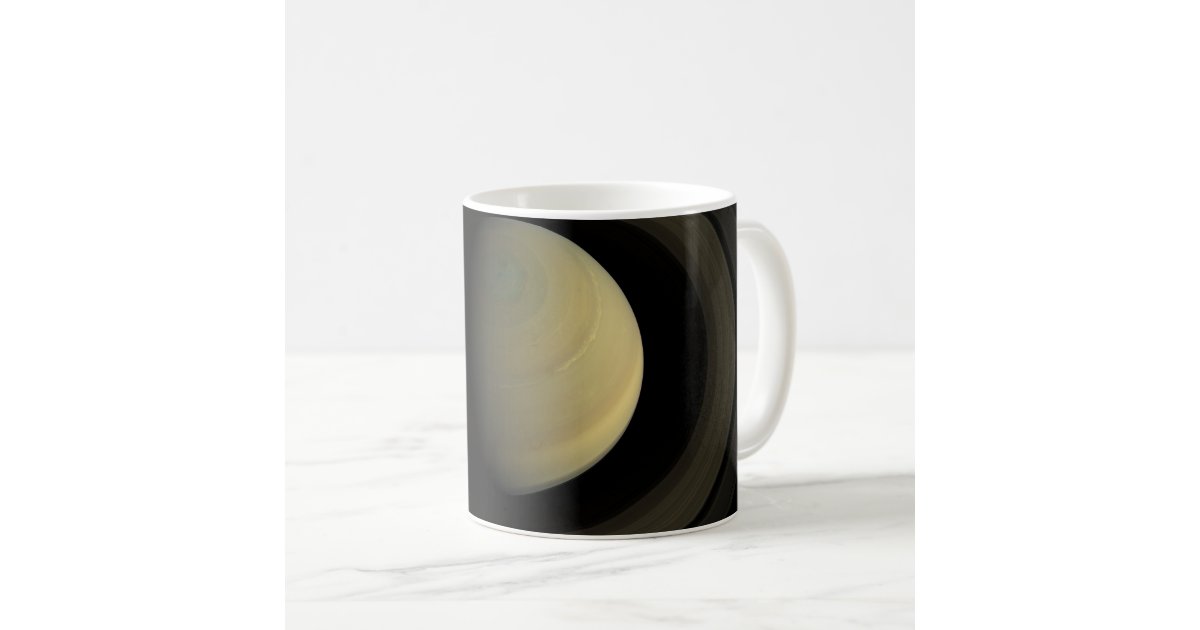 Mosaic Of Planet Saturn And Its Main Rings. Coffee Mug | Zazzle