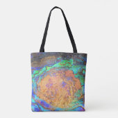 Mosaic Polished Abalone Shell Pattern Abstract Tote Bag | Zazzle