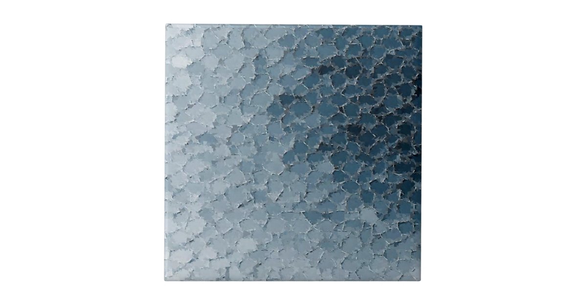 Mosaic Spotlight Blue Hue Ceramic Tile | Zazzle