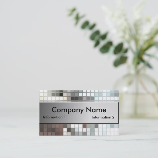 Mosaic Tile Business Cards | Zazzle