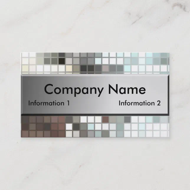 Mosaic Tile Business Cards | Zazzle