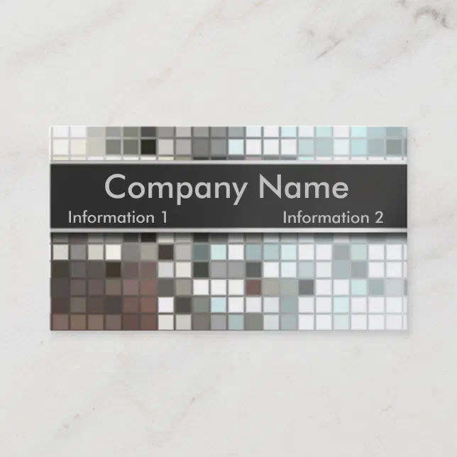 Mosaic Tile Business Cards | Zazzle