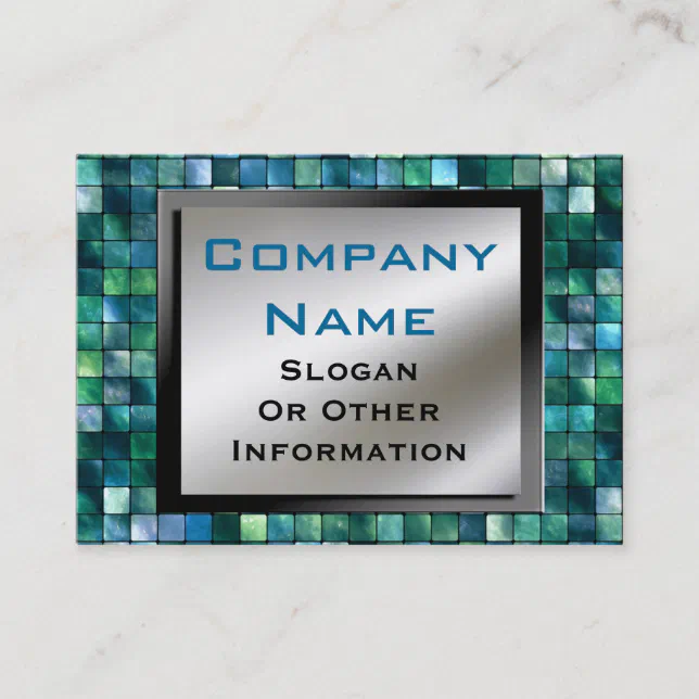 Mosaic Tiles Business Cards | Zazzle