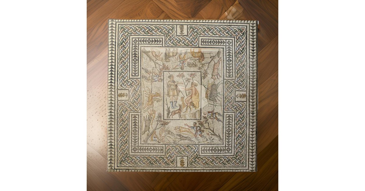 Mosaic Villelaure Greek Etruscan Roman Ceramic Tile | Zazzle