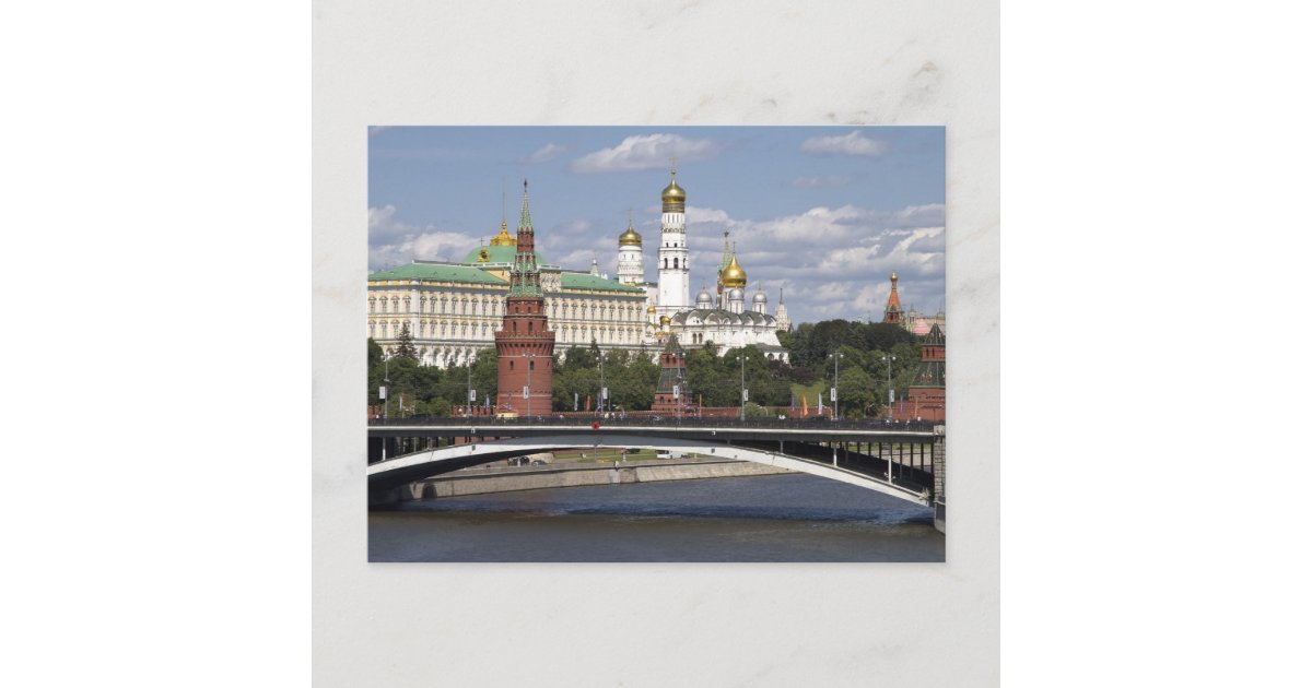 Moscow. Kremlin Postcard | Zazzle