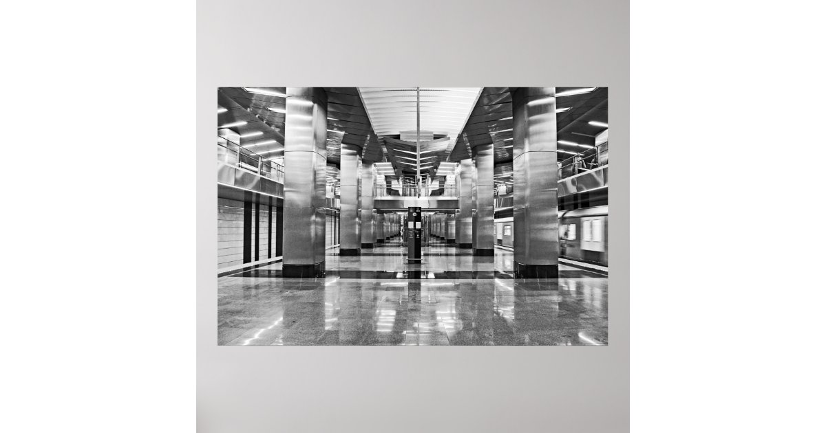 Moscow metro poster | Zazzle