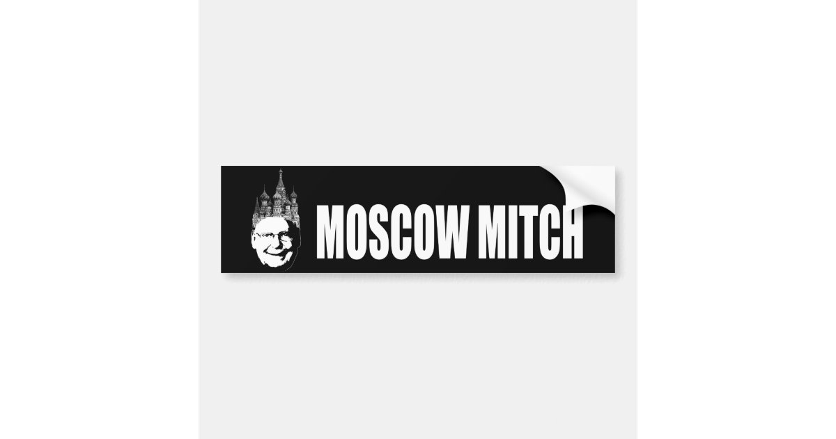 Moscow Mitch Bumper Sticker | Zazzle