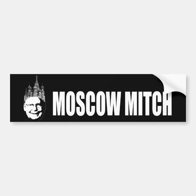Moscow Mitch Bumper Sticker | Zazzle