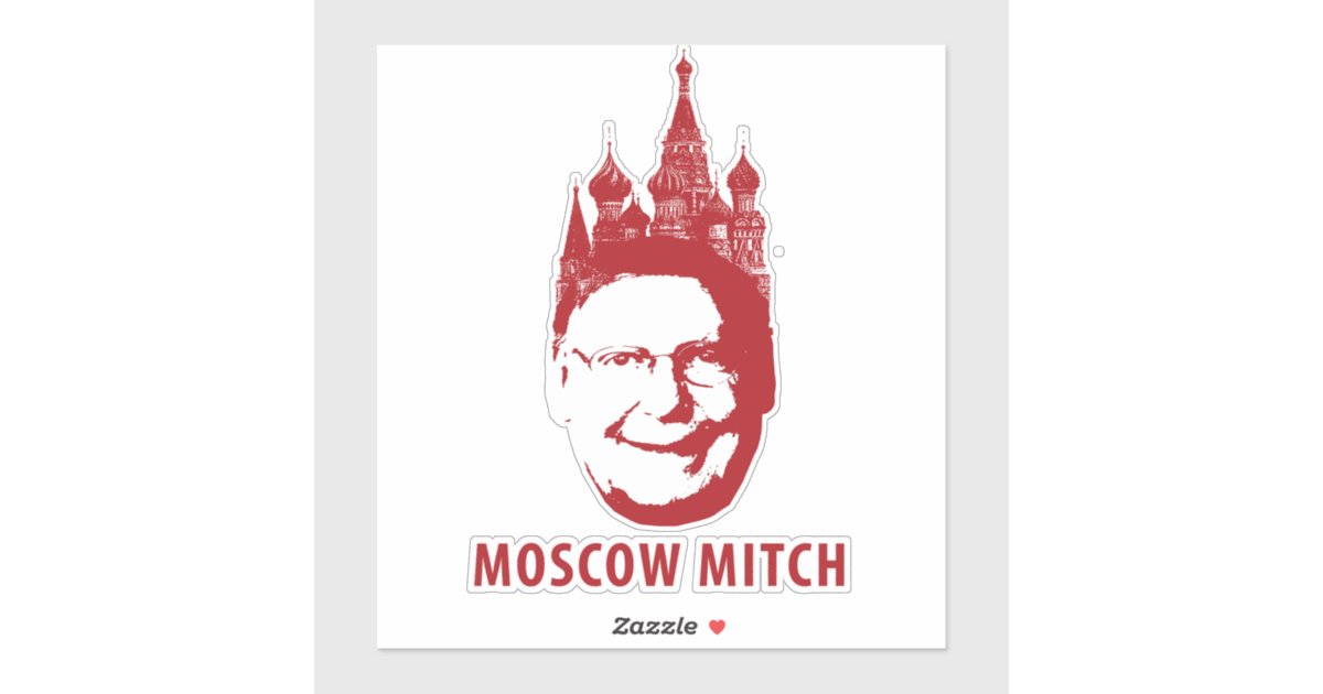 Moscow Mitch Sticker | Zazzle