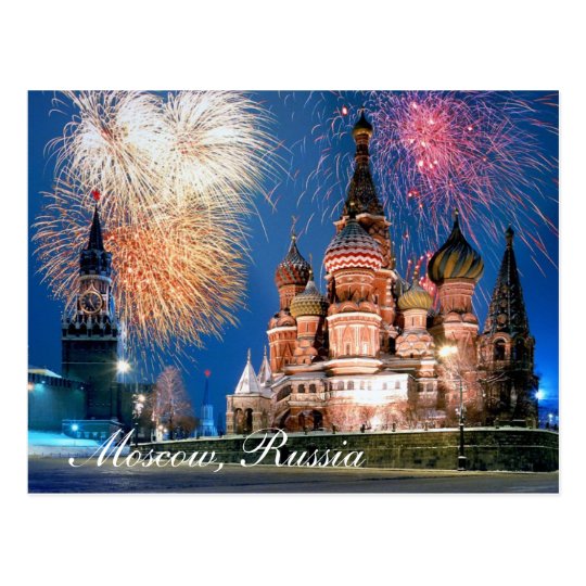 Moscow, Russia Postcard | Zazzle.com