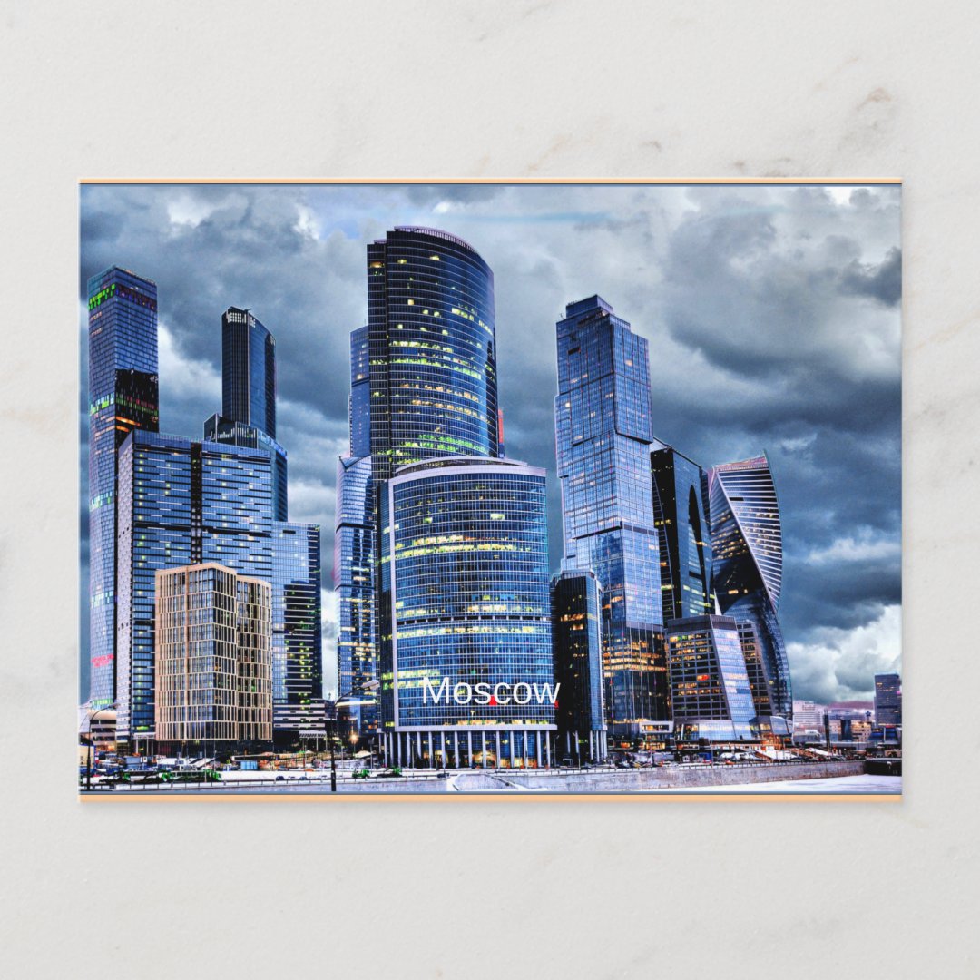 Moscow Skyline Postcard | Zazzle