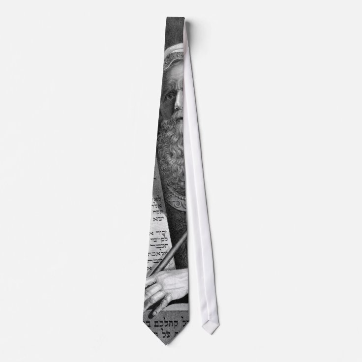 "Moses and the Ten Commandments" tie | Zazzle