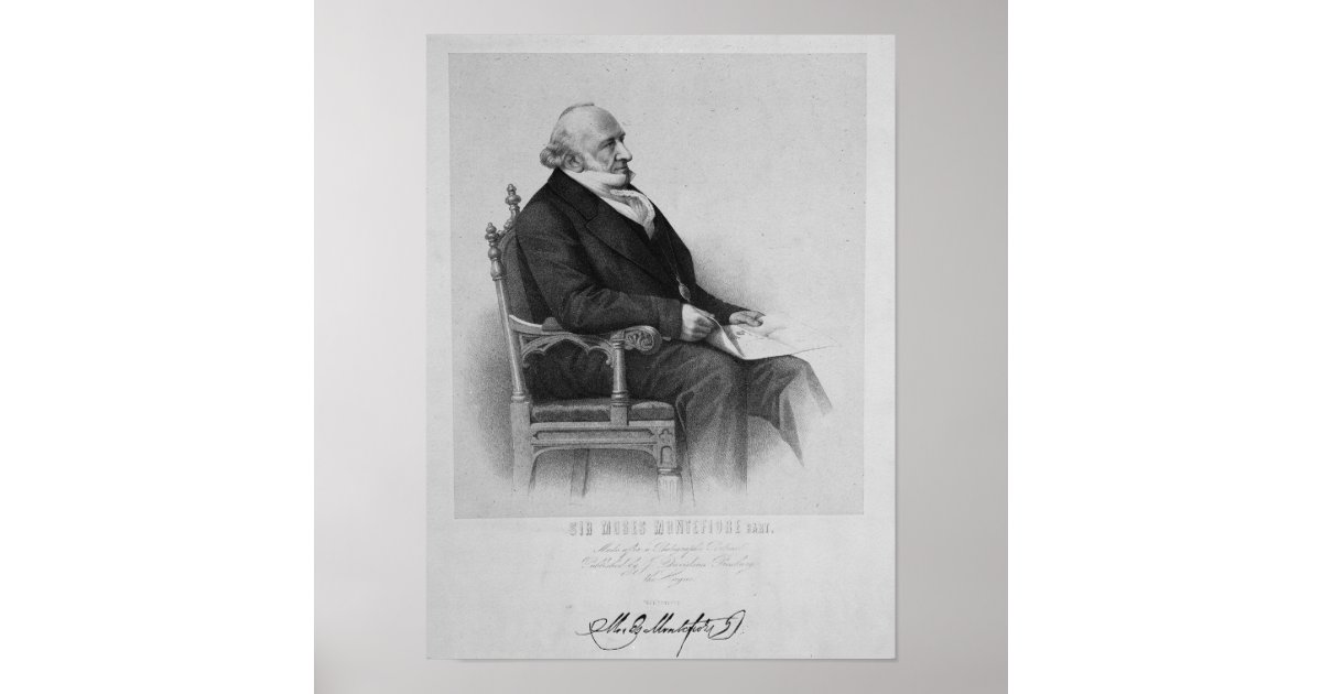 Moses Montefiore Poster | Zazzle