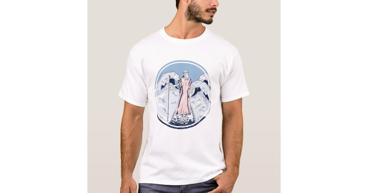 Moses Retro Poster Style T-Shirt | Zazzle