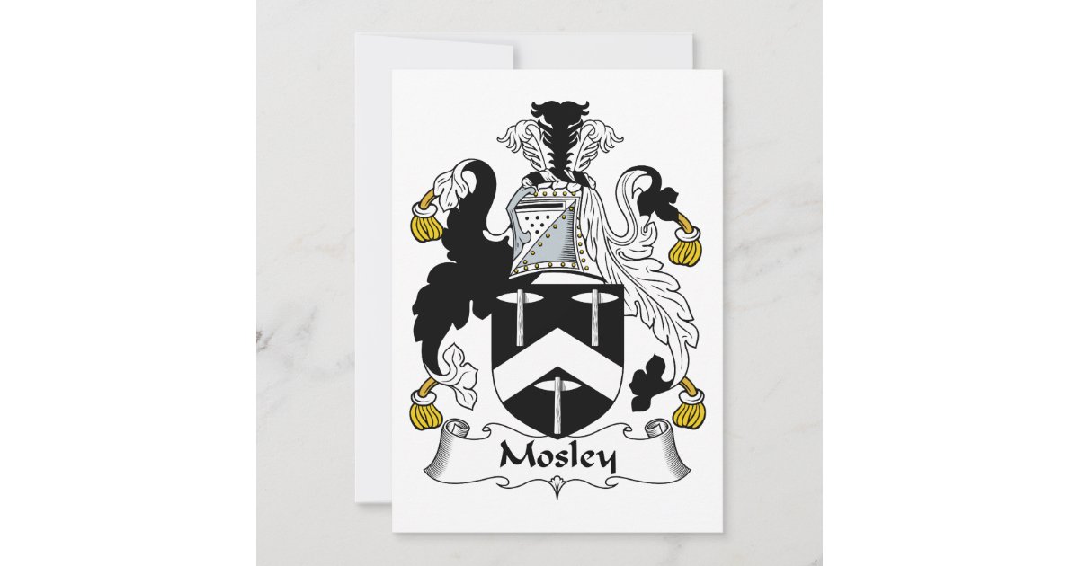 Mosley Family Crest | Zazzle