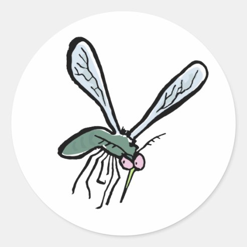 Mosquito Stickers | Zazzle