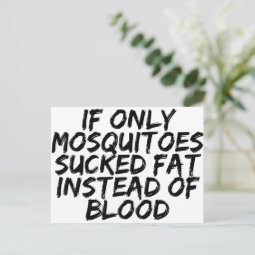 Mosquitoes Postcard | Zazzle