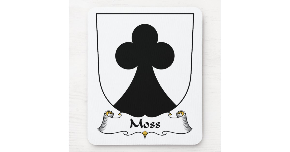 Moss Family Crest Mouse Pad | Zazzle.com
