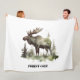 Mossy Moose Wildlife Portrait Fleece Blanket | Zazzle