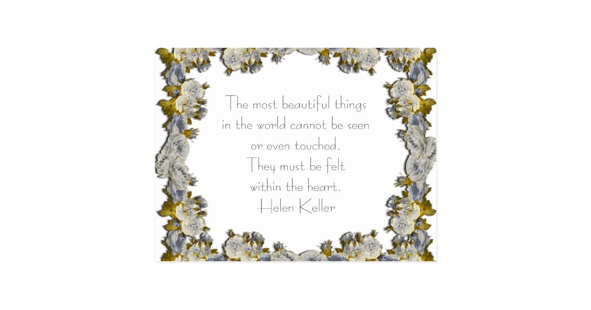 Most Beautiful Things - Postcard | Zazzle.com