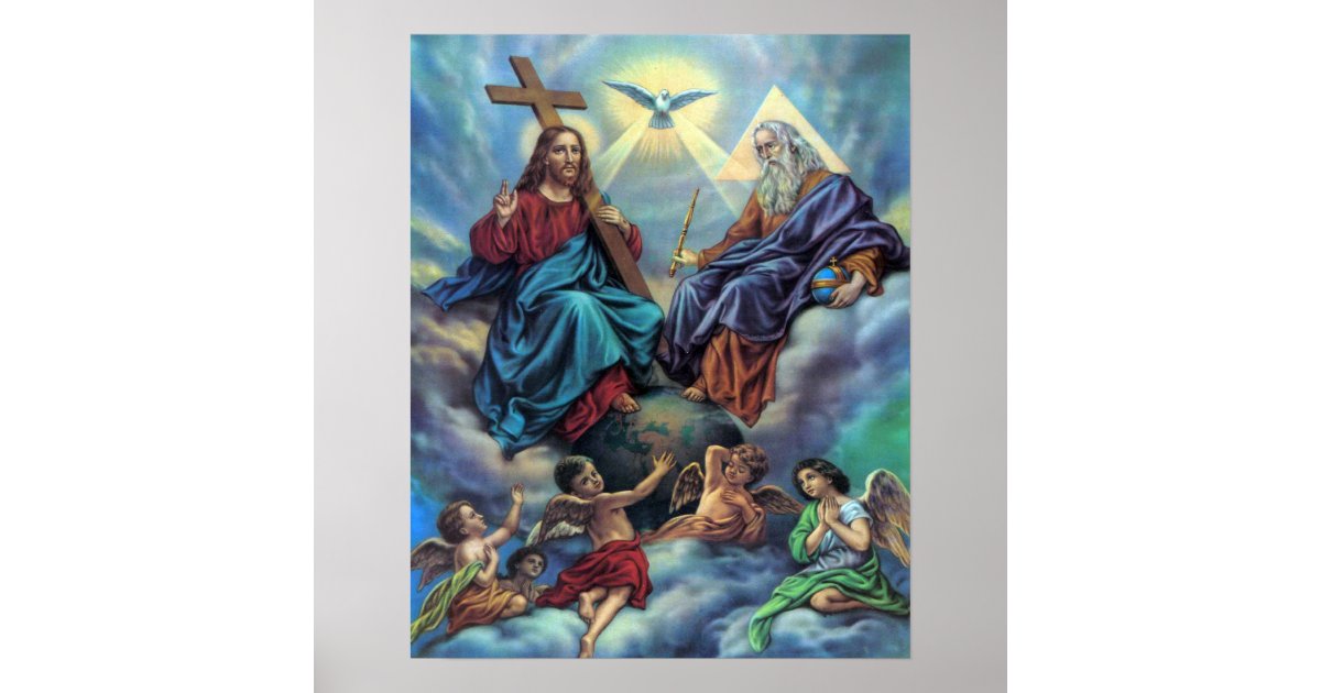 Most Holy Trinity Custom Poster | Zazzle