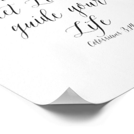 Most of all let Love guide your life - Poster | Zazzle