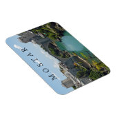 Mostar Old Bridge view fridge magnet | Zazzle