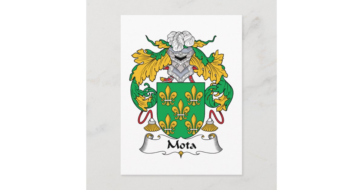 Mota Family Crest Postcard | Zazzle