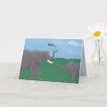 Mother and baby elephant Mother's Day Cards | Zazzle