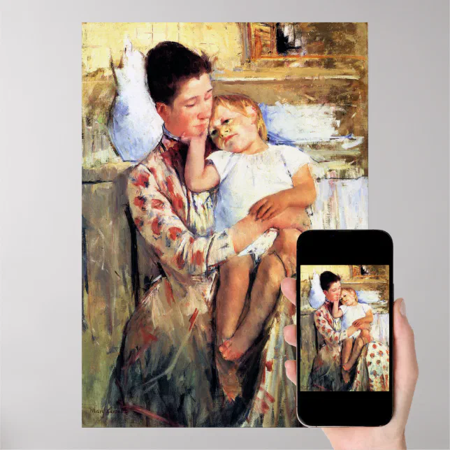 Mother and Baby MARY CASSATT art Poster | Zazzle