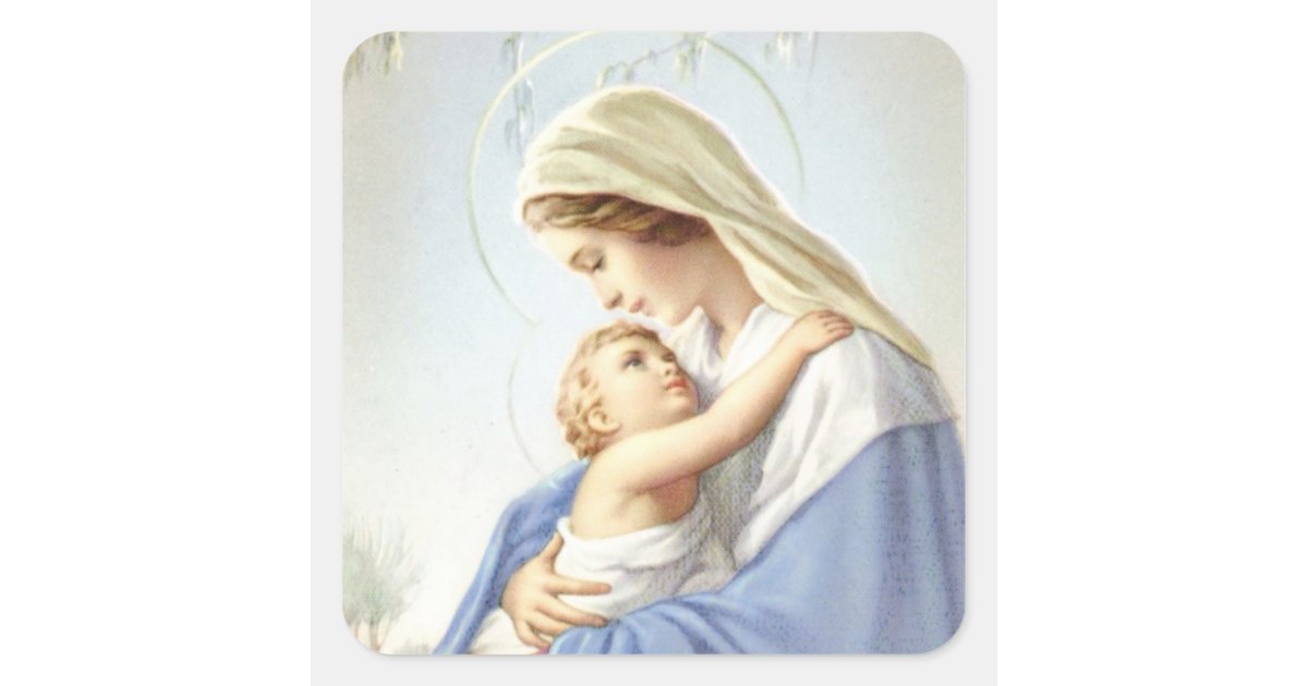 Mother and Child Sticker | Zazzle