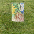 Mother Earth Gaia Goddess Garden Flag | Zazzle