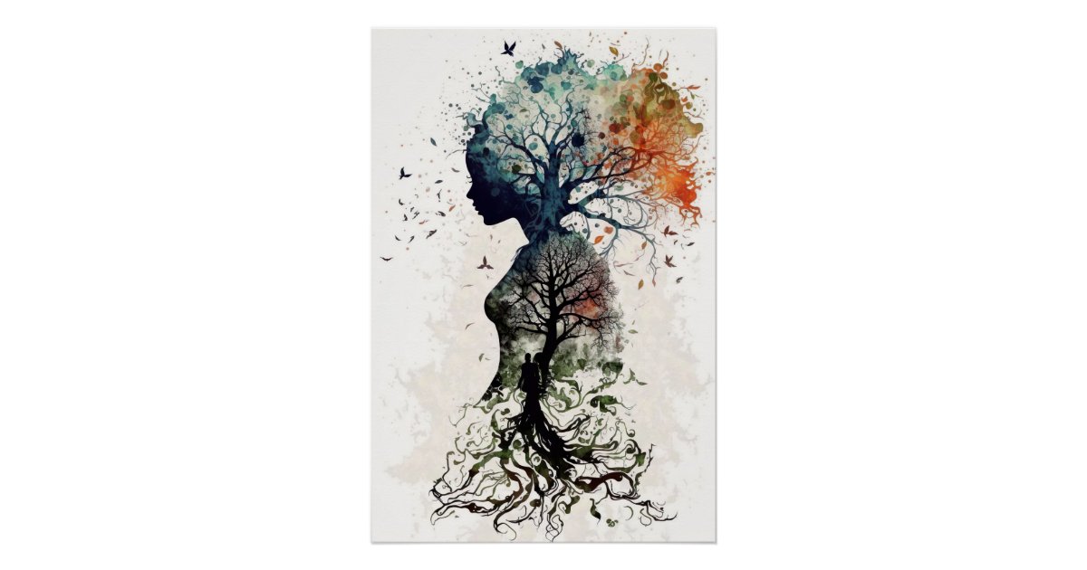 Mother Earth Tree of Life Poster | Zazzle