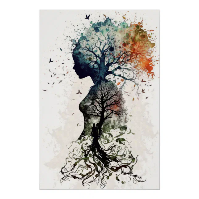 Mother Earth Tree of Life Poster | Zazzle